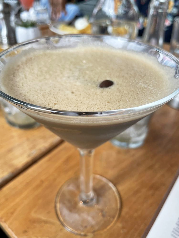 This espresso martini isn't just a drink, it's a mood-altering experience&mdash;dessert and nightcap in one elegant glass. Coffee never had it so good.