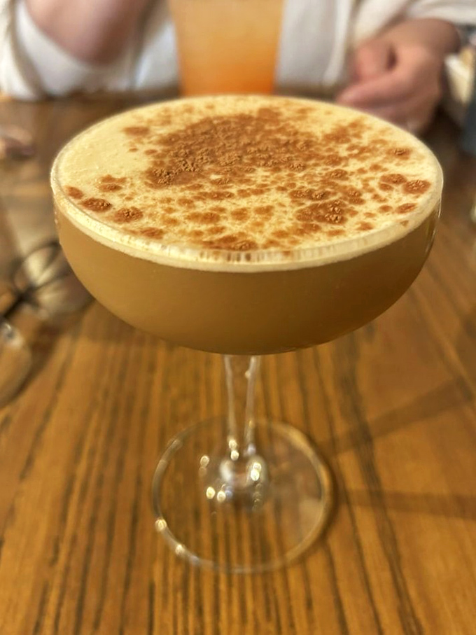 This isn't just coffee with ambition; it's an espresso martini that makes "morning person" suddenly seem like an achievable lifestyle choice.