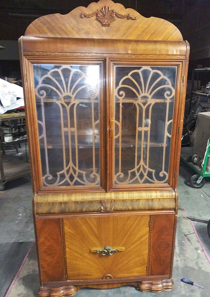 Not just furniture&mdash;a time machine. This Art Deco cabinet has stories to tell and is ready for its next chapter in someone's home.