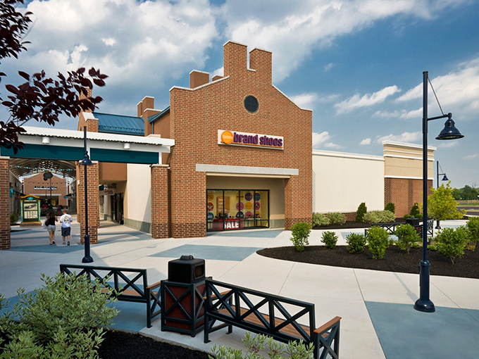 Famous Footwear's architectural charm houses enough discounted shoes to make Imelda Marcos reconsider her life choices. Your feet and wallet will thank you.