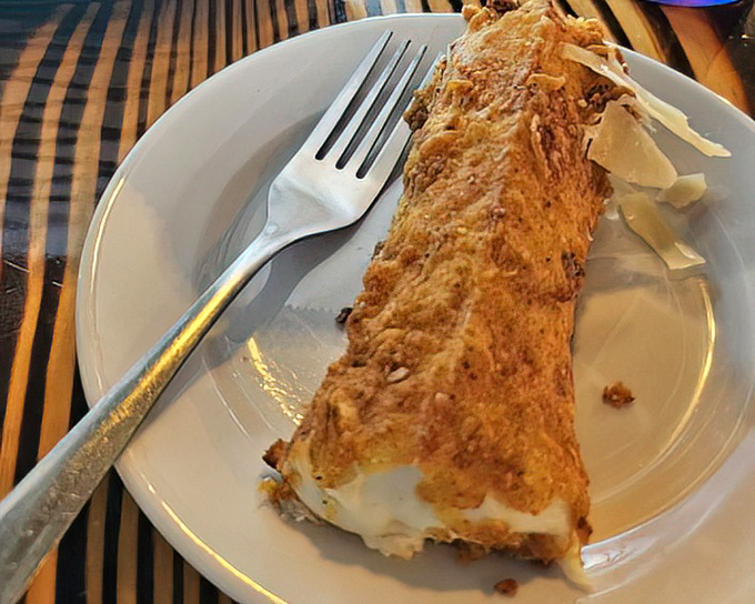 The golden-brown exterior gives way to stretchy, molten cheese. These mozzarella sticks remember what childhood dreams taste like. 