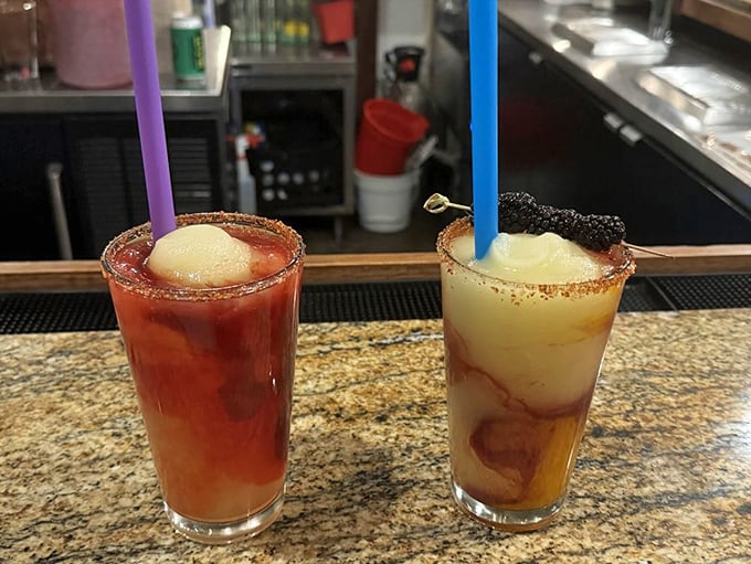 These frozen margaritas aren't just drinks; they're survival tools for Texas heat and the perfect palate cleansers between bites of rich barbecue.