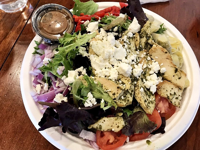 Who says salads can't be exciting? This vibrant chicken creation proves healthy eating doesn't have to feel like punishment.