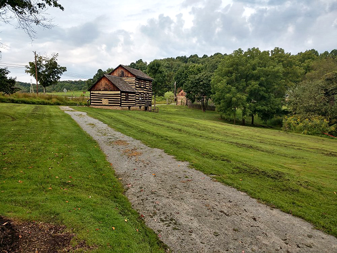 Historic Hanna's Town transports visitors to Pennsylvania's frontier days, when log cabins weren't trendy vacation rentals but actual homes built by actual pioneers.