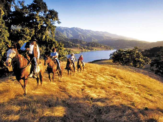 Horseback riding through the Santa Ynez Valley combines California's outdoor spirit with views that will have you reaching for your camera every few steps.