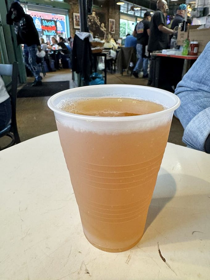 Even the beverages at Blues City come with a side of atmosphere&mdash;perfect for washing down those legendary ribs.