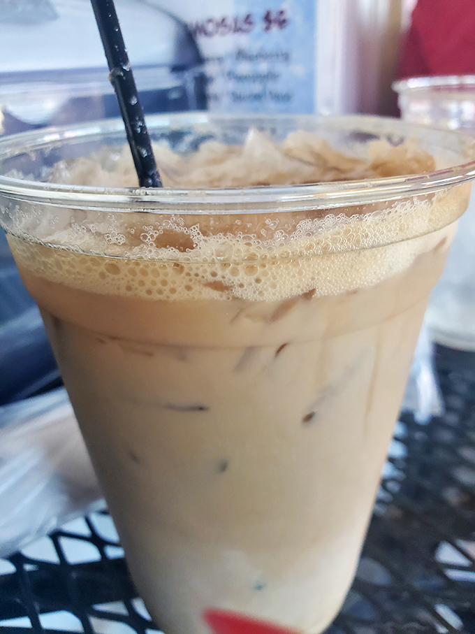 Their iced coffee isn't just a caffeine delivery system&mdash;it's a creamy, smooth companion perfect for sipping while watching boats cruise by on the Illinois River.