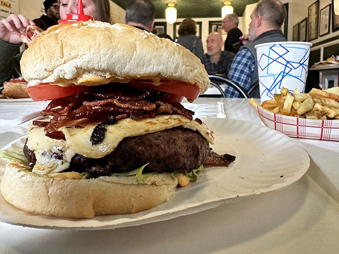 The Jackson Burger stands tall and proud &ndash; a towering testament to beef perfection that makes fast-food burgers hang their heads in shame.