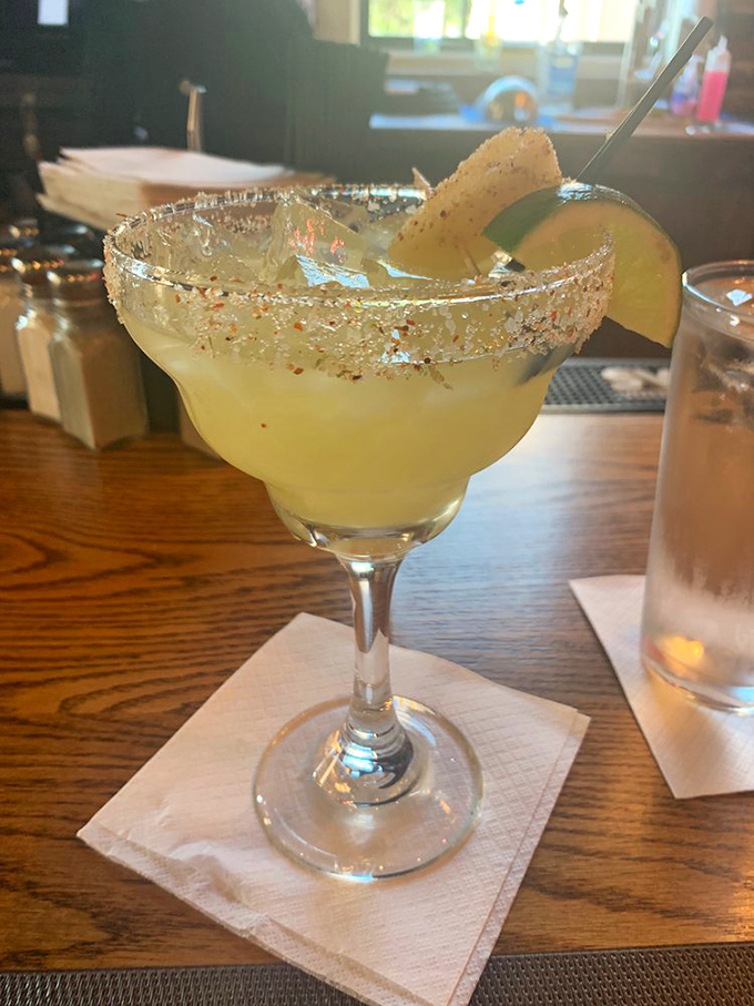 This isn't just a margarita&mdash;it's liquid sunshine with attitude. The salt rim sparkles like tiny diamonds for your taste buds.