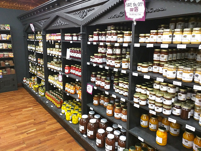 The jam and preserves wall&mdash;where indecision isn't a flaw but the only reasonable response to such glorious abundance.