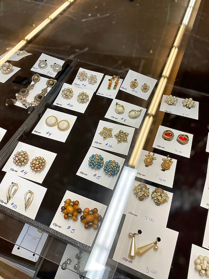 Vintage clip-on earrings and costume jewelry that would make your grandmother swoon &ndash; all priced less than your morning latte.