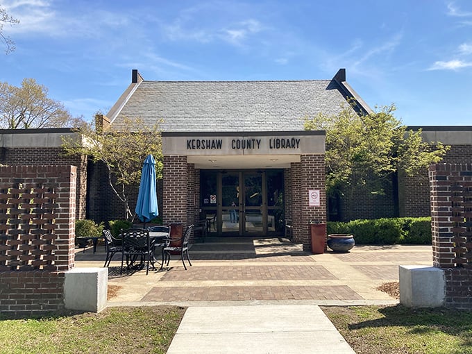 The Kershaw County Library proves that good design isn't just for big cities &ndash; those brick patterns and welcoming entrance say "come in and stay awhile."
