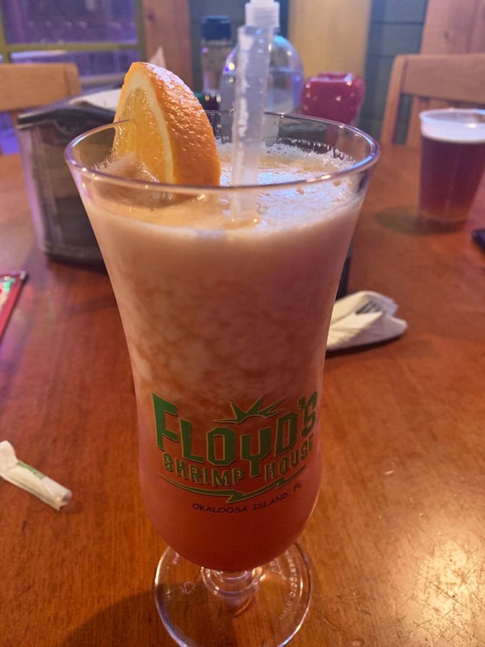The tropical Mai Tai comes in a souvenir glass that screams "vacation mode activated." One sip and you're mentally on island time.