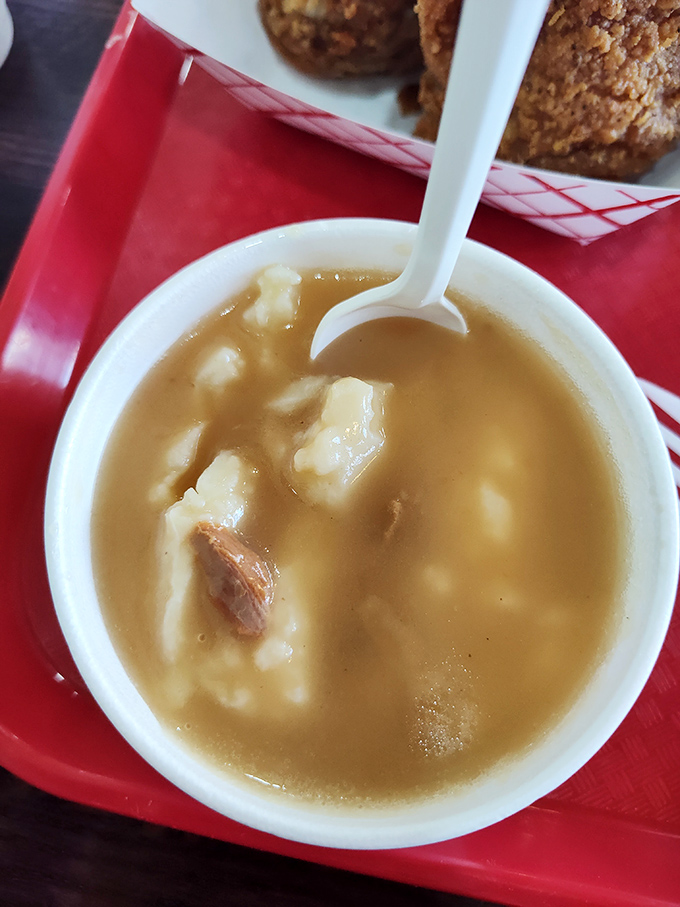 Not soup, not quite stew &ndash; this gravy-laden comfort in a cup proves that sometimes the best things in life come in humble packaging.