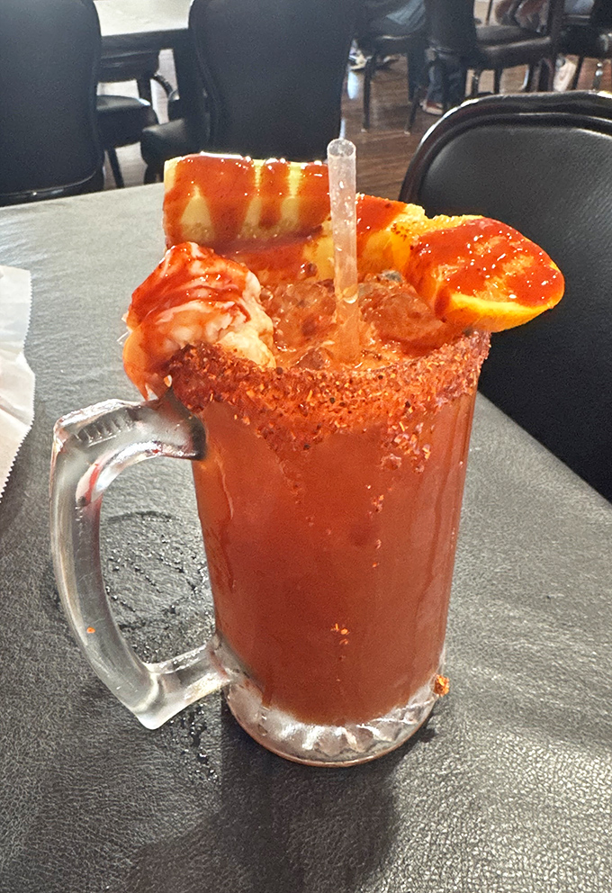 The Michelada—a morning-after miracle worker that's basically a salad in a glass. Your doctor would probably count this as a vegetable serving.