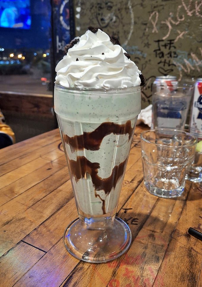 That's not just a milkshake&mdash;it's architecture, it's art, it's what happens when ice cream decides to dress for a special occasion.