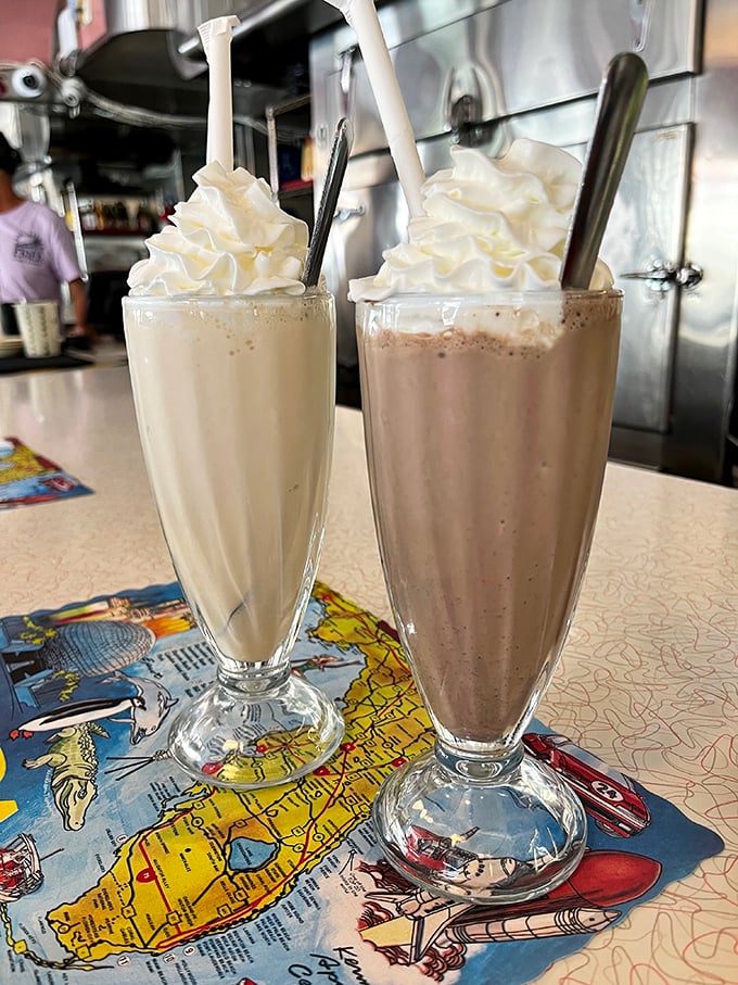 Milkshakes so thick they laugh at your straw's feeble attempts &ndash; these aren't drinks, they're desserts in disguise.