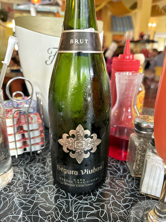 Nothing says "I'm adulting successfully" quite like champagne with breakfast. Mimosa magic in a bottle.