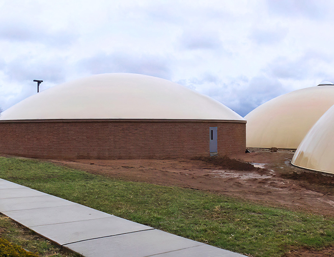 The monolithic domes look like they're waiting for a sci-fi movie crew, bringing unexpected architectural innovation to rural Missouri.