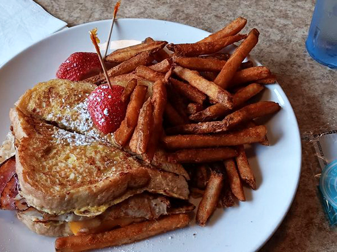 The Monte Cristo sandwich &ndash; where French toast meets deli counter in a sweet-savory romance that justifies the invention of napkins.