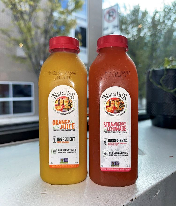 Natalie's juices bring liquid sunshine to your breakfast experience&mdash;proof that what grows in Florida can perfectly complement what's cooking in Georgia.