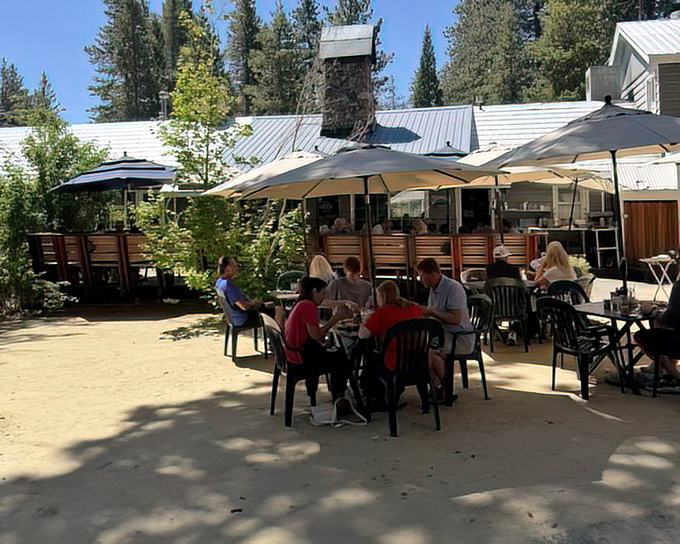 Tahoe's natural beauty becomes the dining room backdrop, where pine-scented mountain air somehow makes everything taste even better.