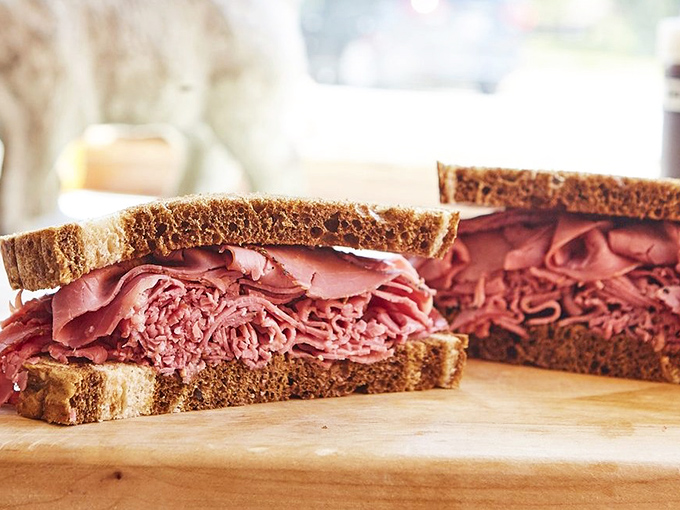 Pastrami that would make a New York deli owner weep with joy. Stacked higher than your weekend expectations and twice as satisfying.