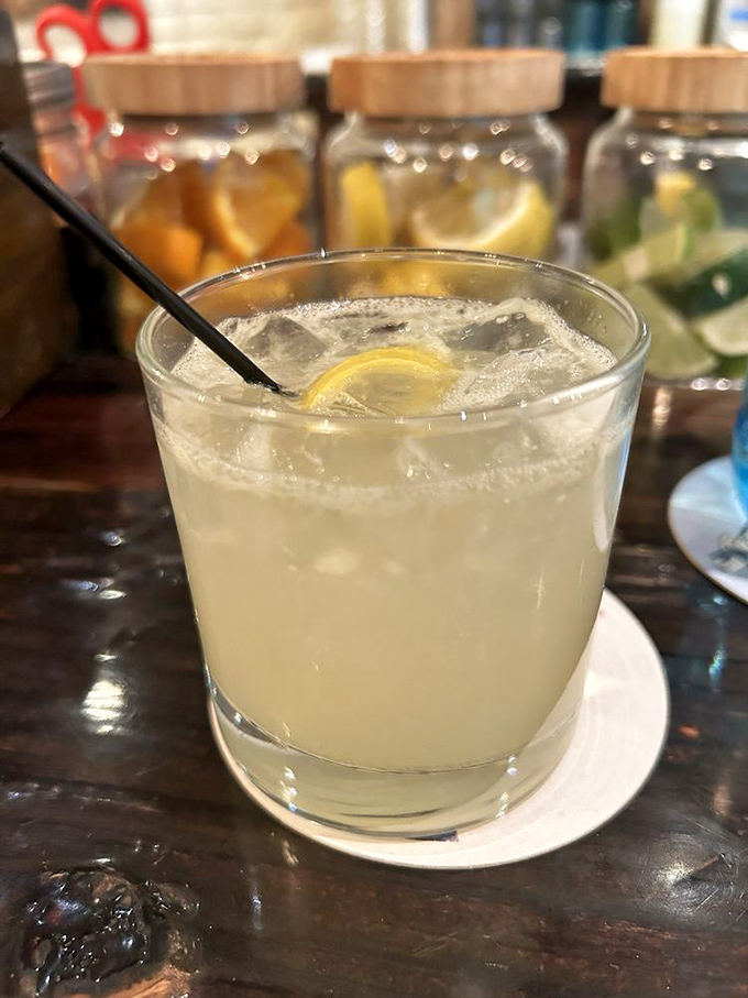 A refreshing citrus cocktail that says, "Yes, you deserve this" &ndash; the perfect companion while waiting for your seafood feast to arrive.