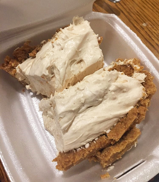 Peanut butter cake that doesn't need a birthday as an excuse. Those layers are telling you to forget about that diet resolution.