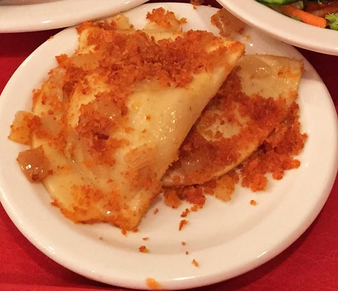 These pierogies could make your Polish grandmother nod in approval, topped with enough butter to float a boat.