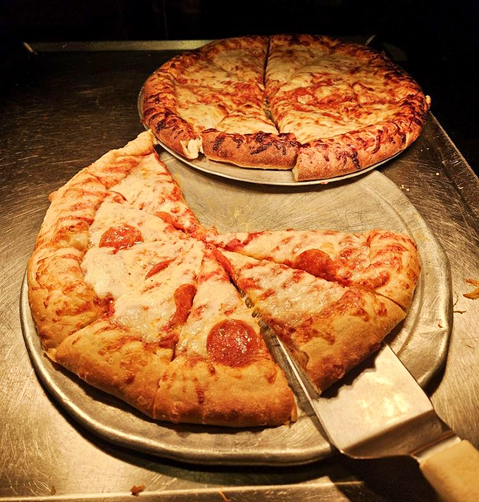 Where hungry families gather to refuel between epic buffet journeys. The booths are like base camp for your Mount Everest of eating. 