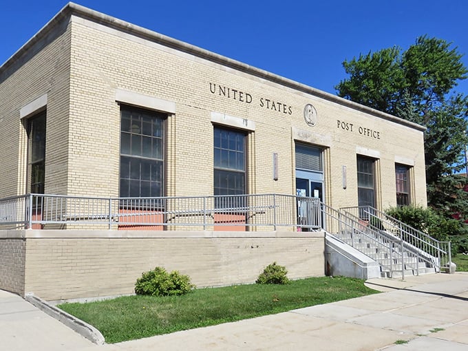 Alma's Post Office stands as a monument to when government buildings were built to impress, not just function.