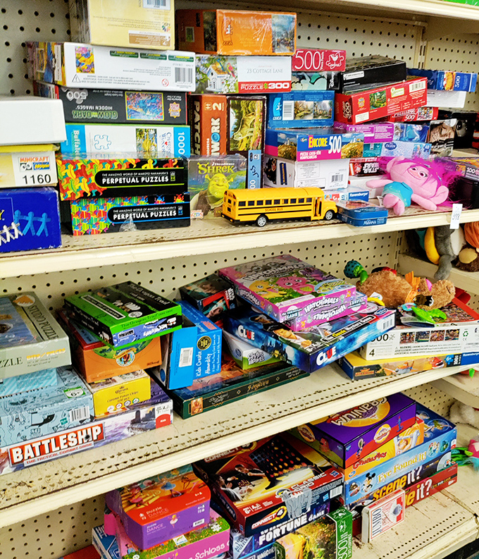 Board game heaven for rainy days and family nights. These boxes of fun typically cost $20-50 new, but here they're priced like it's 1995.