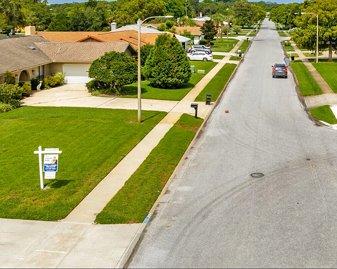 Tidy streets lined with well-kept homes &ndash; the American dream with palm trees and no snow shovels required.