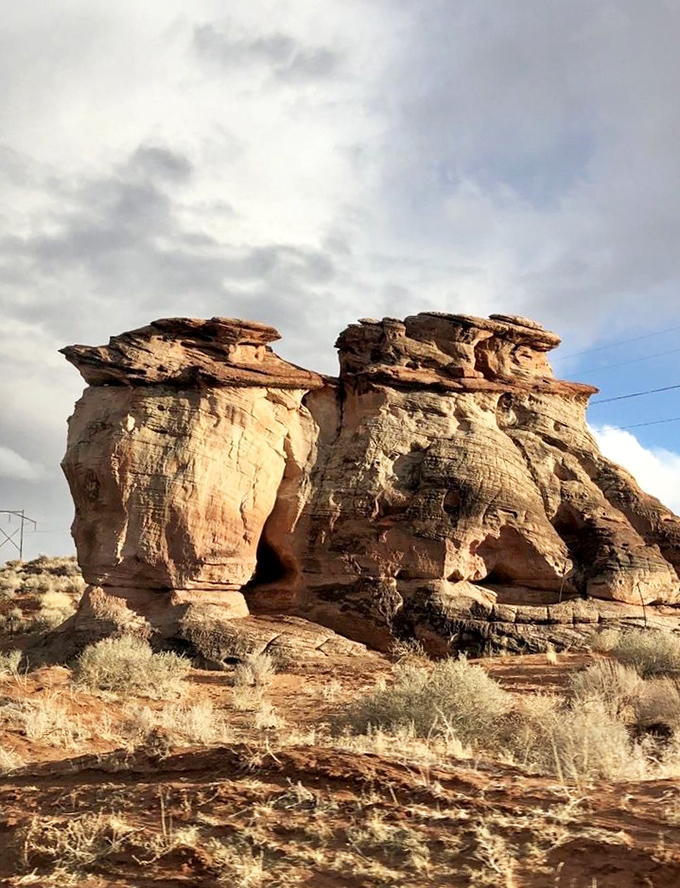 Rock formations that look like they were designed by a committee of artistic giants who couldn't quite agree on the final shape.