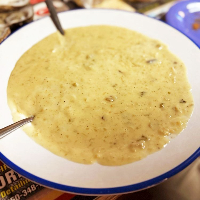 She Crab Soup so velvety rich it should come with its own warning label. Spoon-licking in public suddenly seems completely reasonable.