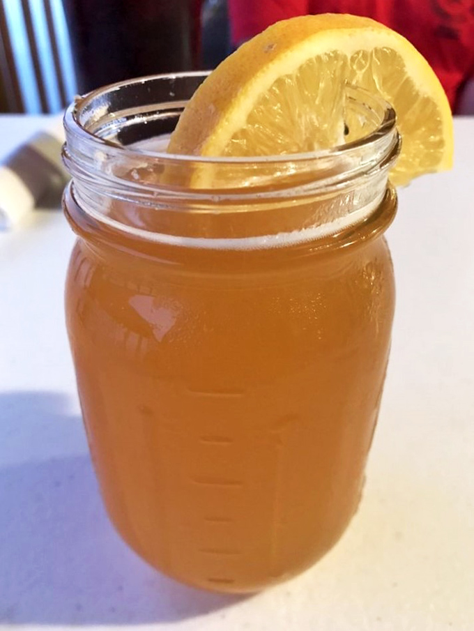 Sweet tea in a mason jar &ndash; the unofficial state beverage of Florida. Refreshing enough to make you forget about the humidity outside.