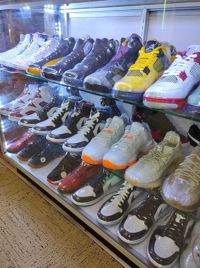 Sneakerheads, rejoice! This display case is where limited editions meet unlimited possibilities for footwear aficionados on a budget.