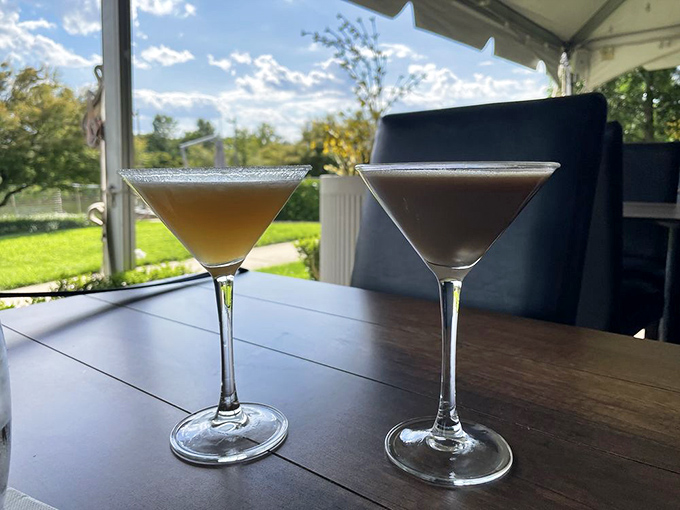 Cocktails with a view&mdash;these aren't just drinks, they're liquid artwork that sets the stage for the culinary performance to come.