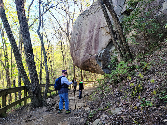 Hiking with companions along Sitton's Gulch Trail, where conversation flows as naturally as the nearby creek&mdash;just with fewer salamanders. 