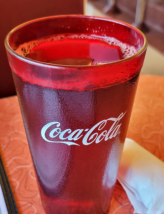 Even the Coca-Cola tastes better when served in authentic diner glassware with perfect ice.