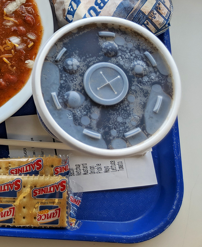 Coffee in a classic styrofoam cup &ndash; the perfect companion to any Wilson's meal. Sometimes the simplest pleasures are the ones we remember most fondly.