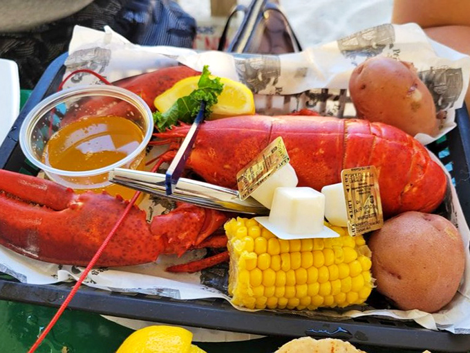A lobster feast that makes you wonder why we bother with utensils when nature provided the perfect cracking tools&mdash;our eager hands.