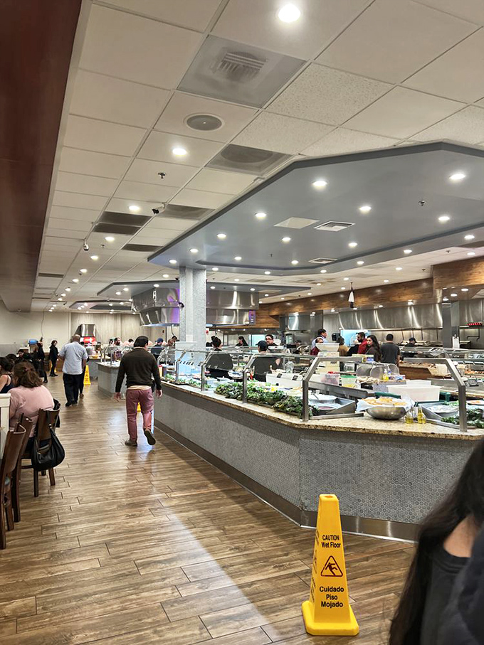 A bustling weekend at Paradise, where the universal language of "one more plate" is spoken fluently by a diverse crowd of dedicated food enthusiasts.