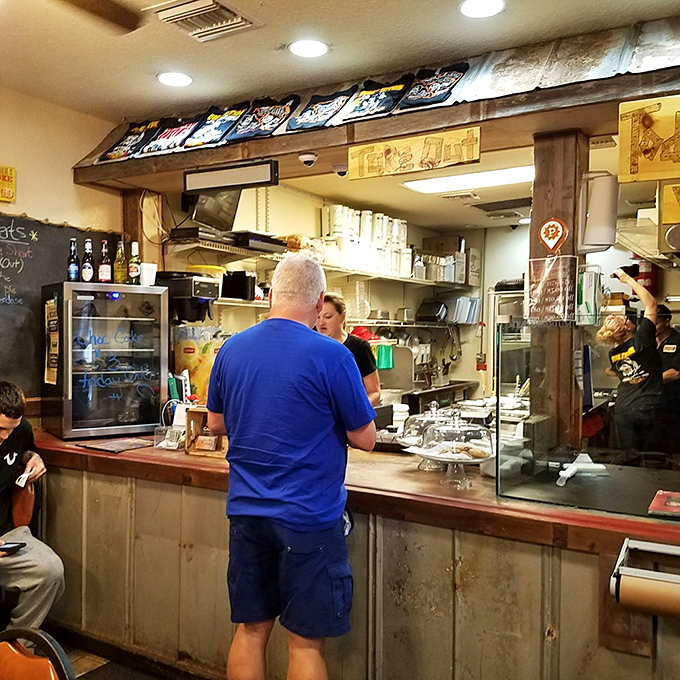 Where BBQ dreams come true&mdash;the order counter where smoke-infused promises are made before your patience is rewarded with porky perfection.