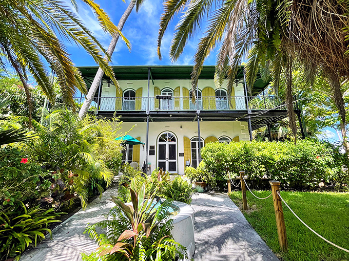 The Hemingway Home stands as elegant testament to when writers could afford oceanfront real estate and maintain both six-toed cats and their dignity.