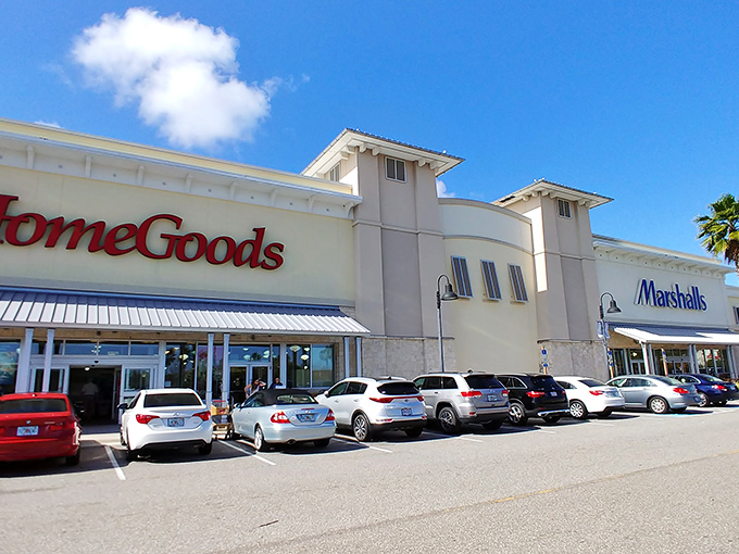 The retail therapy trifecta: HomeGoods, Marshalls, and Florida's perfect shopping weather&mdash;where impulse buys practically justify themselves.