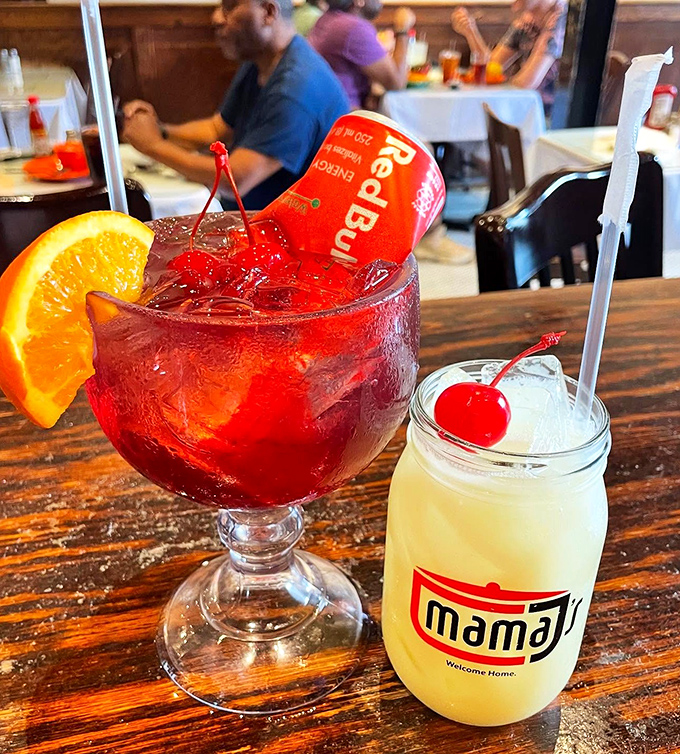 Colorful cocktails that bring the party to your palate. That mason jar isn't just a glass&mdash;it's a vessel of joy.