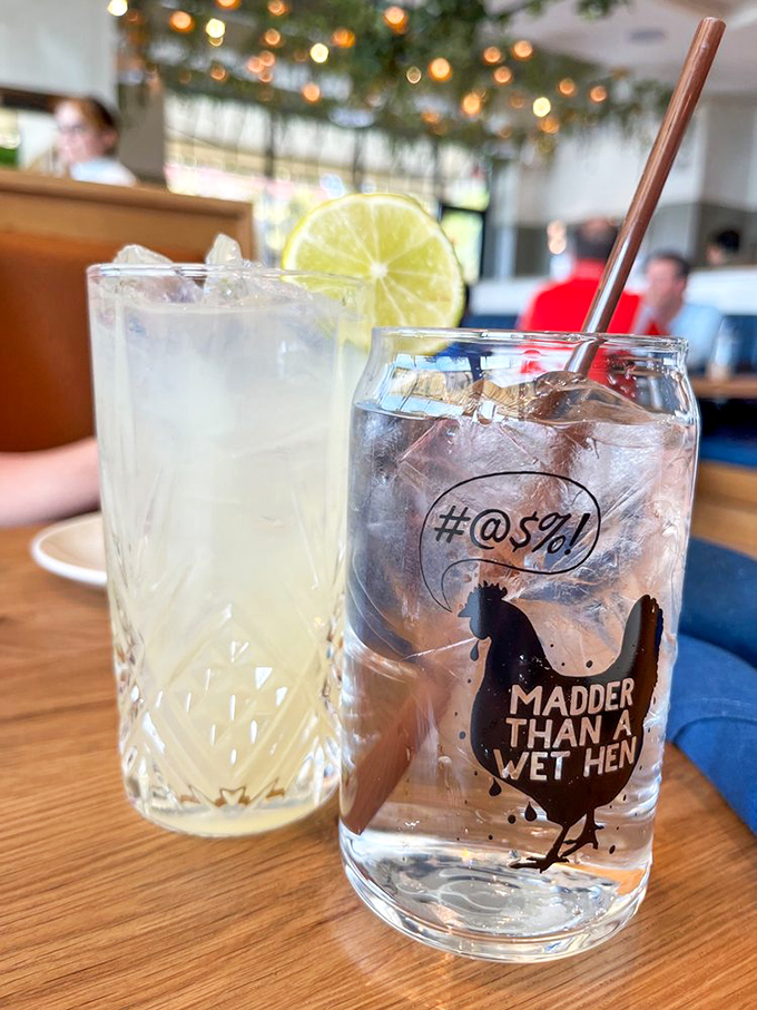 Their signature drinks come with a side of personality. "Madder Than A Wet Hen" isn't just clever marketing&mdash;it's the promise of a good time in a glass. 