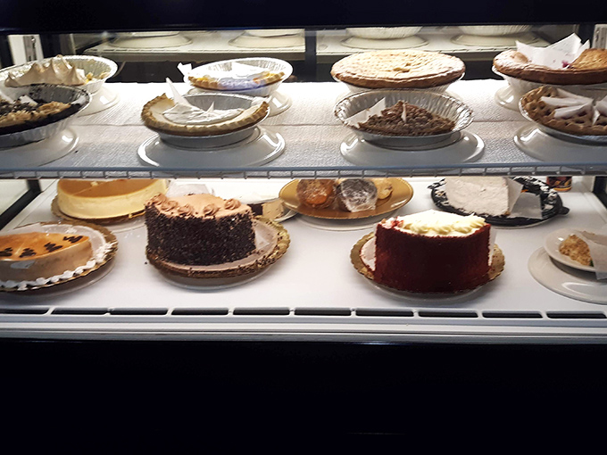 The dessert case&mdash;where willpower goes to die and diet plans are cheerfully abandoned for slices of heaven on a plate.